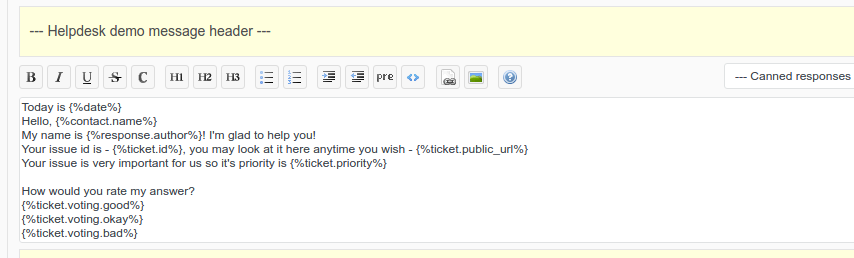 Macros | RedmineUP Help | Helpdesk plugin documentation